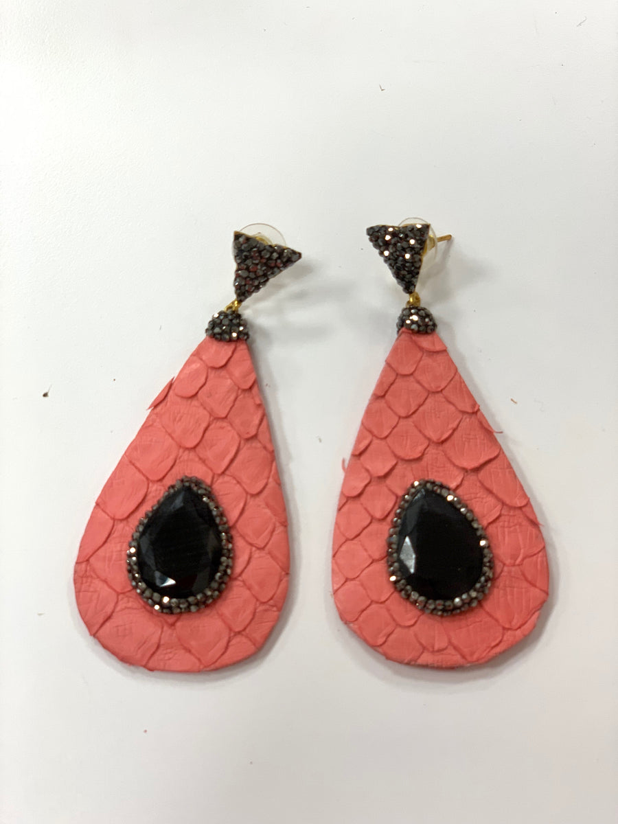 Python Stone Earrings – It Girl PR